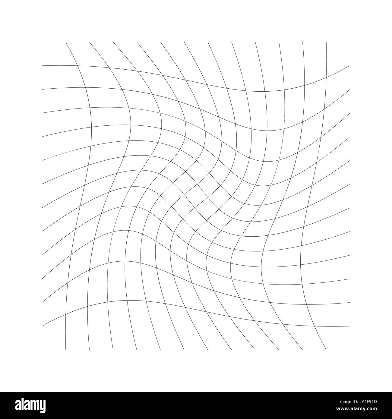 Intersecting lines mesh, grid with spirally, rotation, swirl, twirl effect Stock Vector Image ...