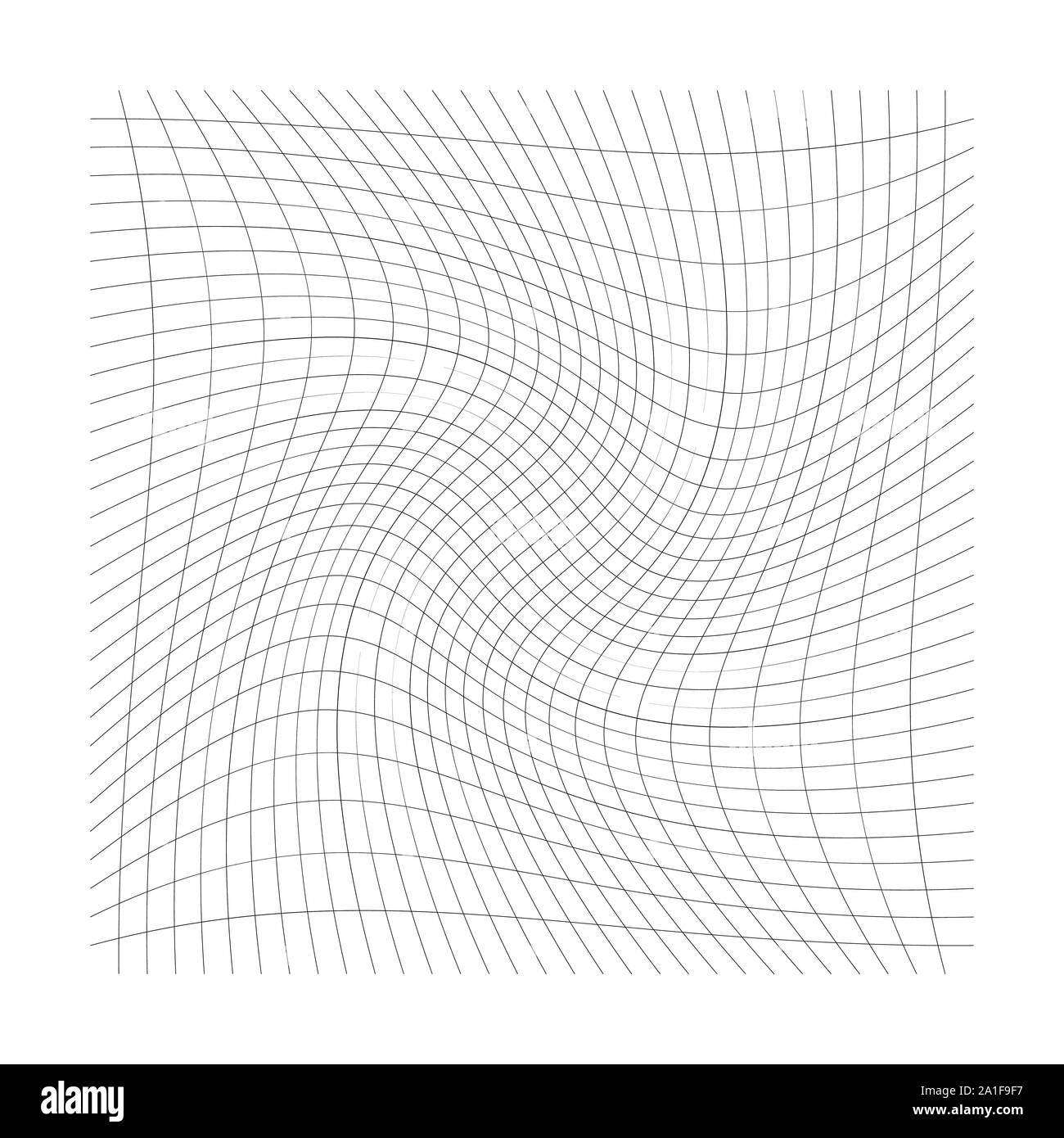 Intersecting lines mesh, grid with spirally, rotation, swirl, twirl effect Stock Vector Image ...