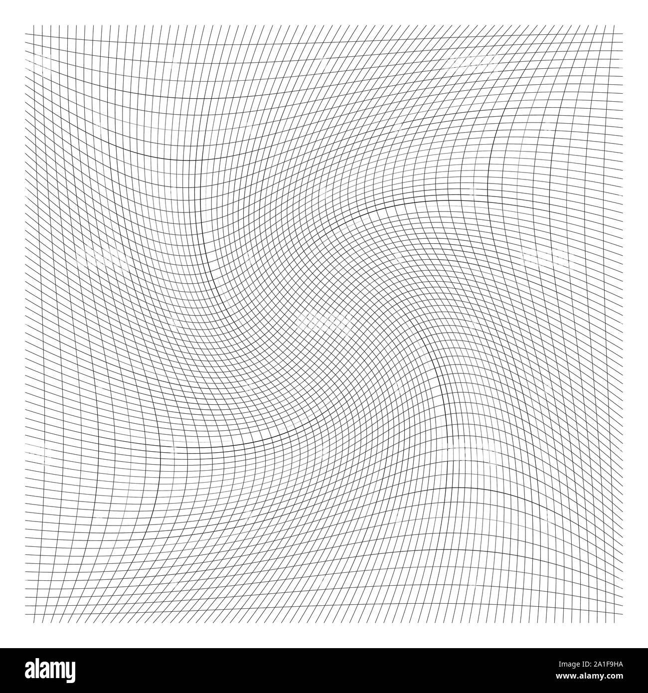 Intersecting lines mesh, grid with spirally, rotation, swirl, twirl effect Stock Vector Image ...