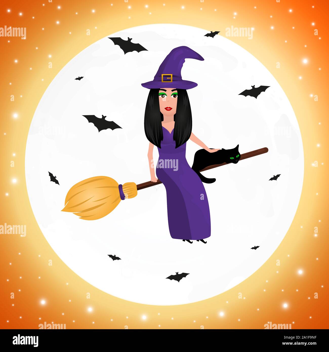 Woman ghost light illustration Stock Vector Images - Alamy