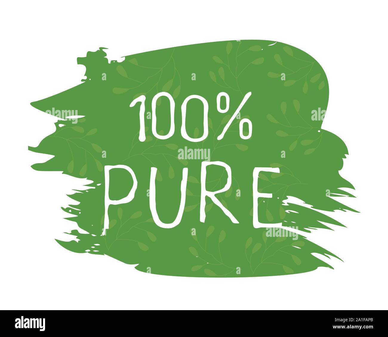 Organic product label and high quality product badges. Bio Pure healthy ...