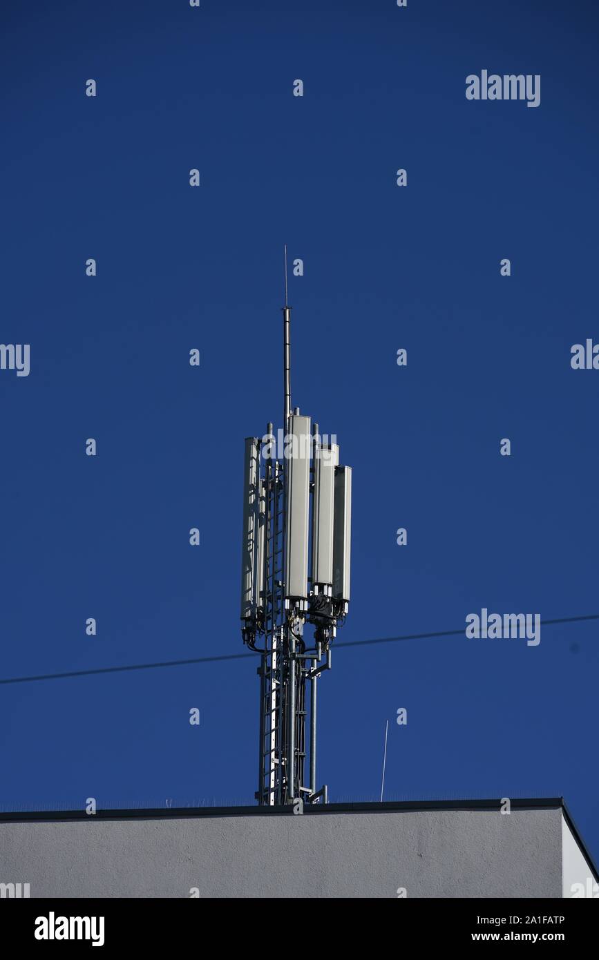 Due to a lightning rod which is mandatory at most buildings in Germany ...