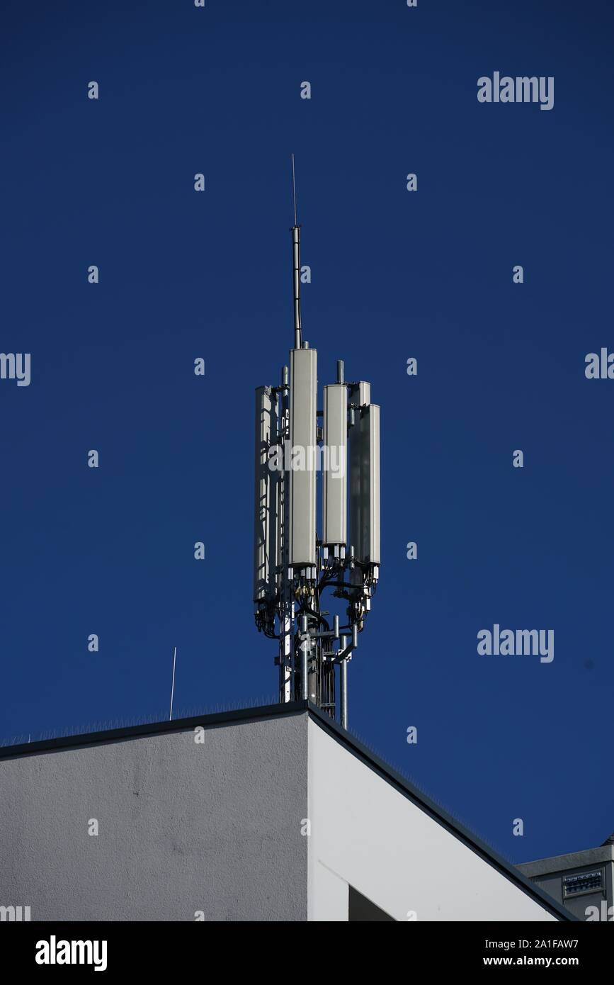 Due to a lightning rod which is mandatory at most buildings in Germany ...