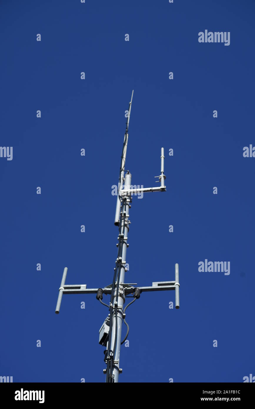 Due to a lightning rod which is mandatory at most buildings in Germany ...