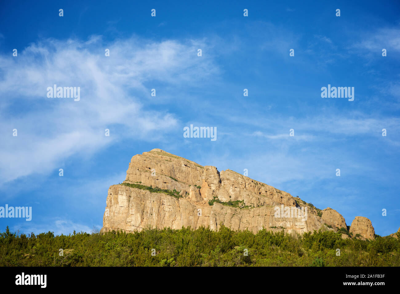 PeÃ±a Oroel Peak in the Pyrenees Stock Photo - Alamy