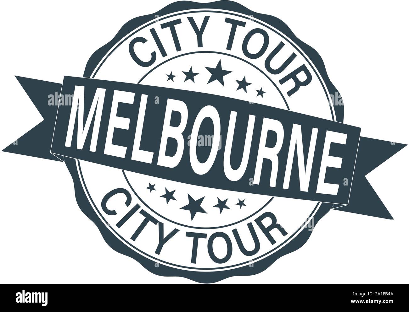 Black grunge rubber stamp with the name of City Tour Melbourne city ...