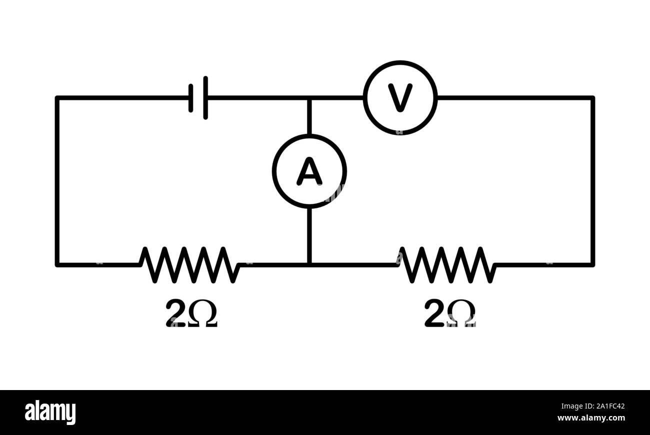 Electrical circuit illustration Stock Vector Image & Art - Alamy