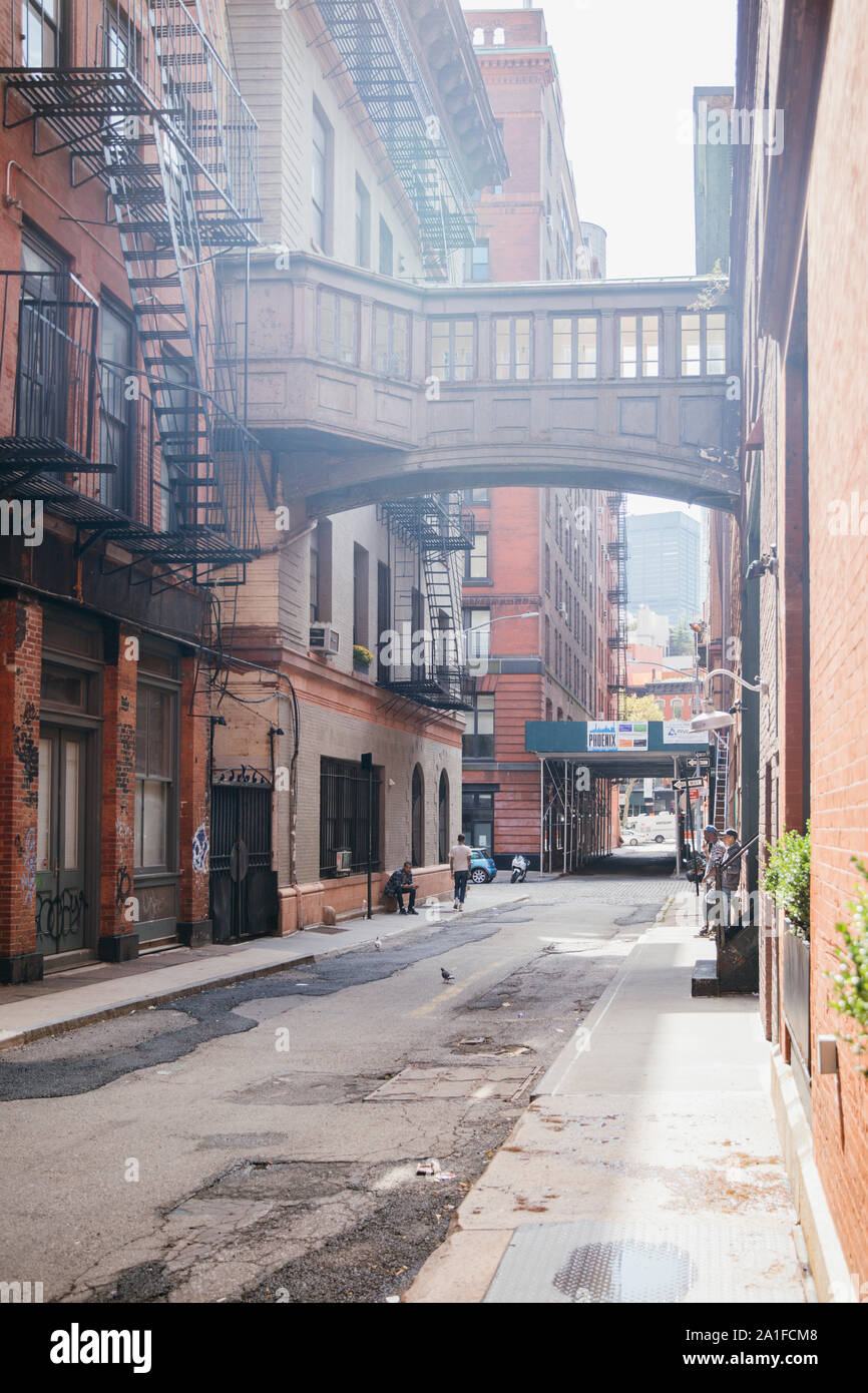 NYC, New York,/United States - Sept, 25, 2019: View of City Streets in ...