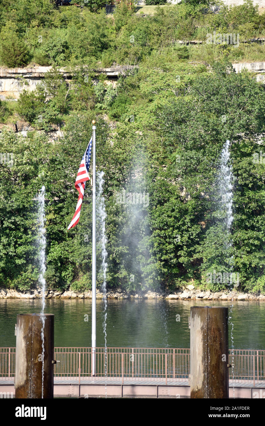 Dancing Waters in the River Stock Photo - Alamy