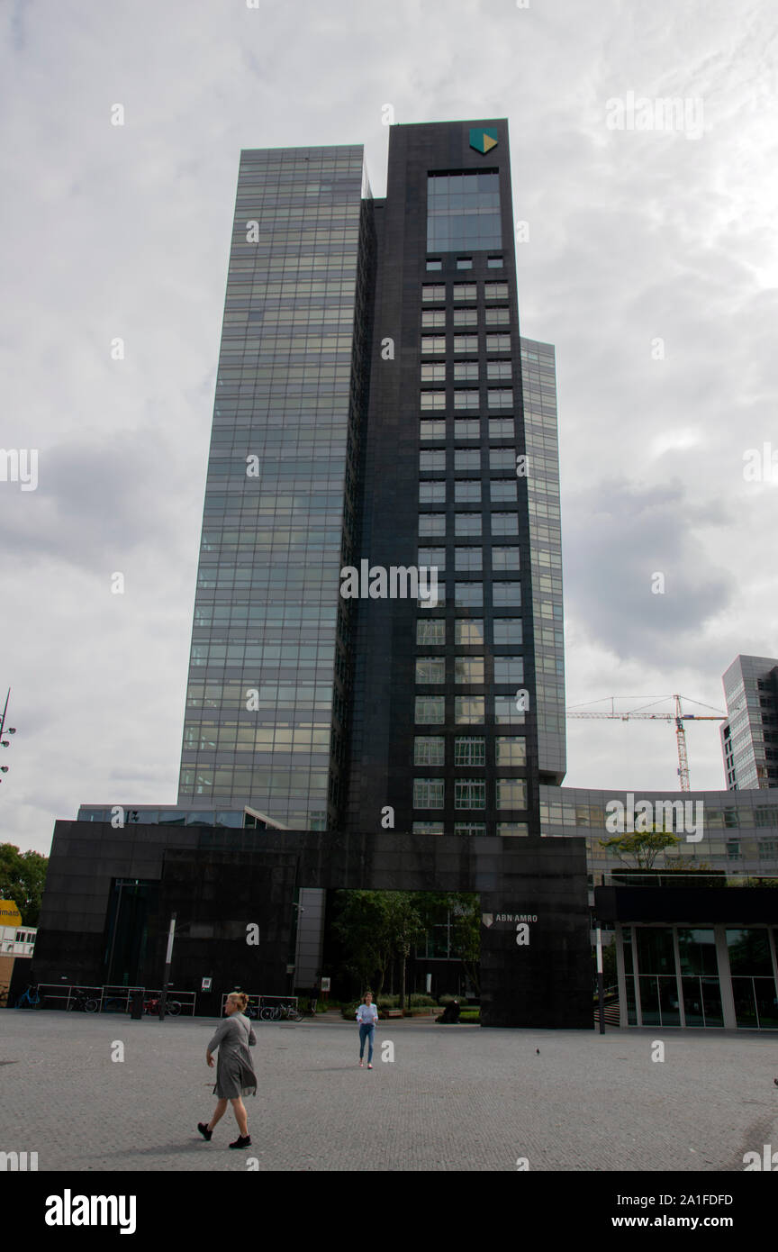 ABN AMRO Bank Headquarters Building At Gustav Mahlerplein Amsterdam The ...