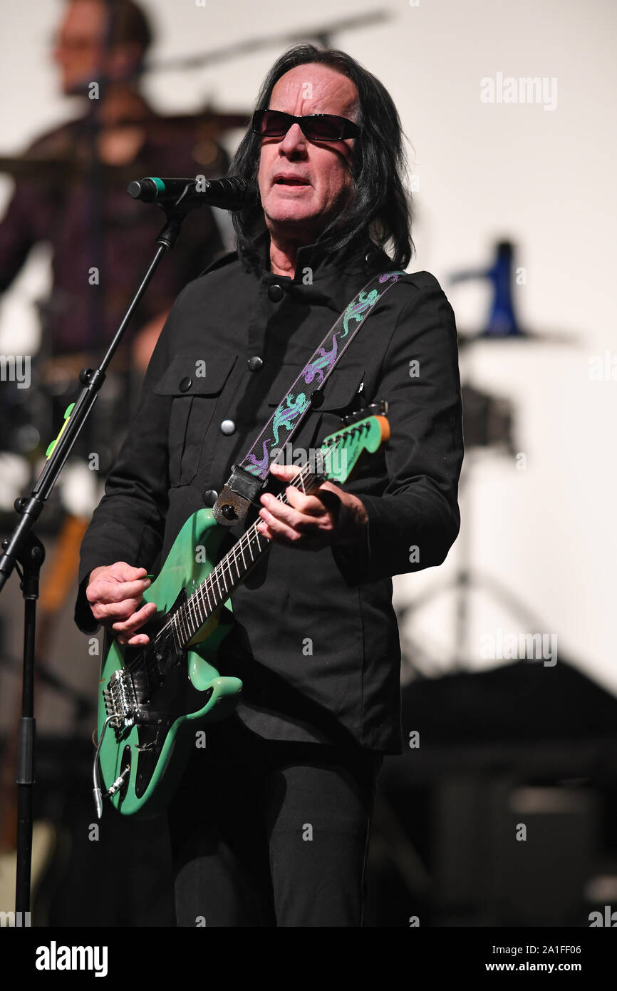 Fort Lauderdale FL, USA. 25th Sep, 2019. Todd Rundgren performs during ...