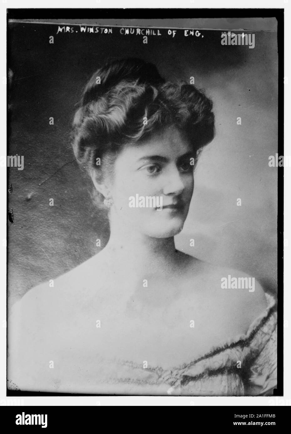 Mrs. Winston Churchill of England Stock Photo - Alamy