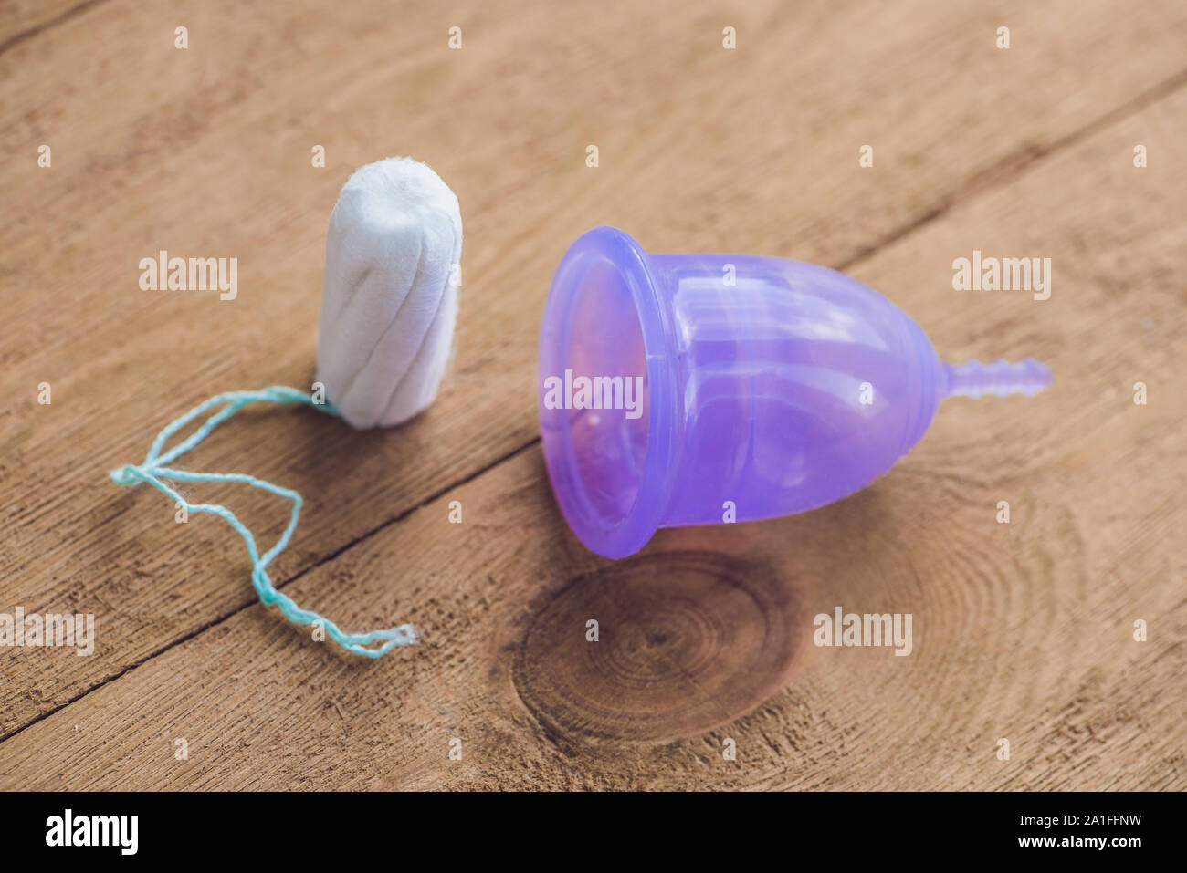 Different types of feminine hygiene products - menstrual cup and ...