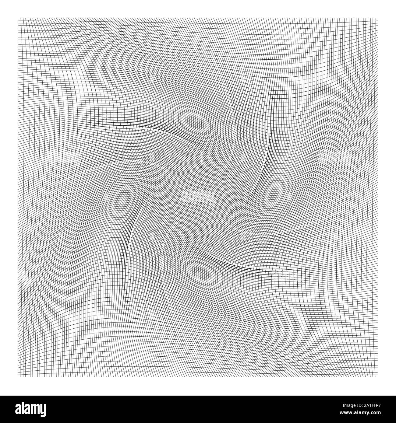 Intersecting lines mesh, grid with spirally, rotation, swirl, twirl effect Stock Vector Image ...