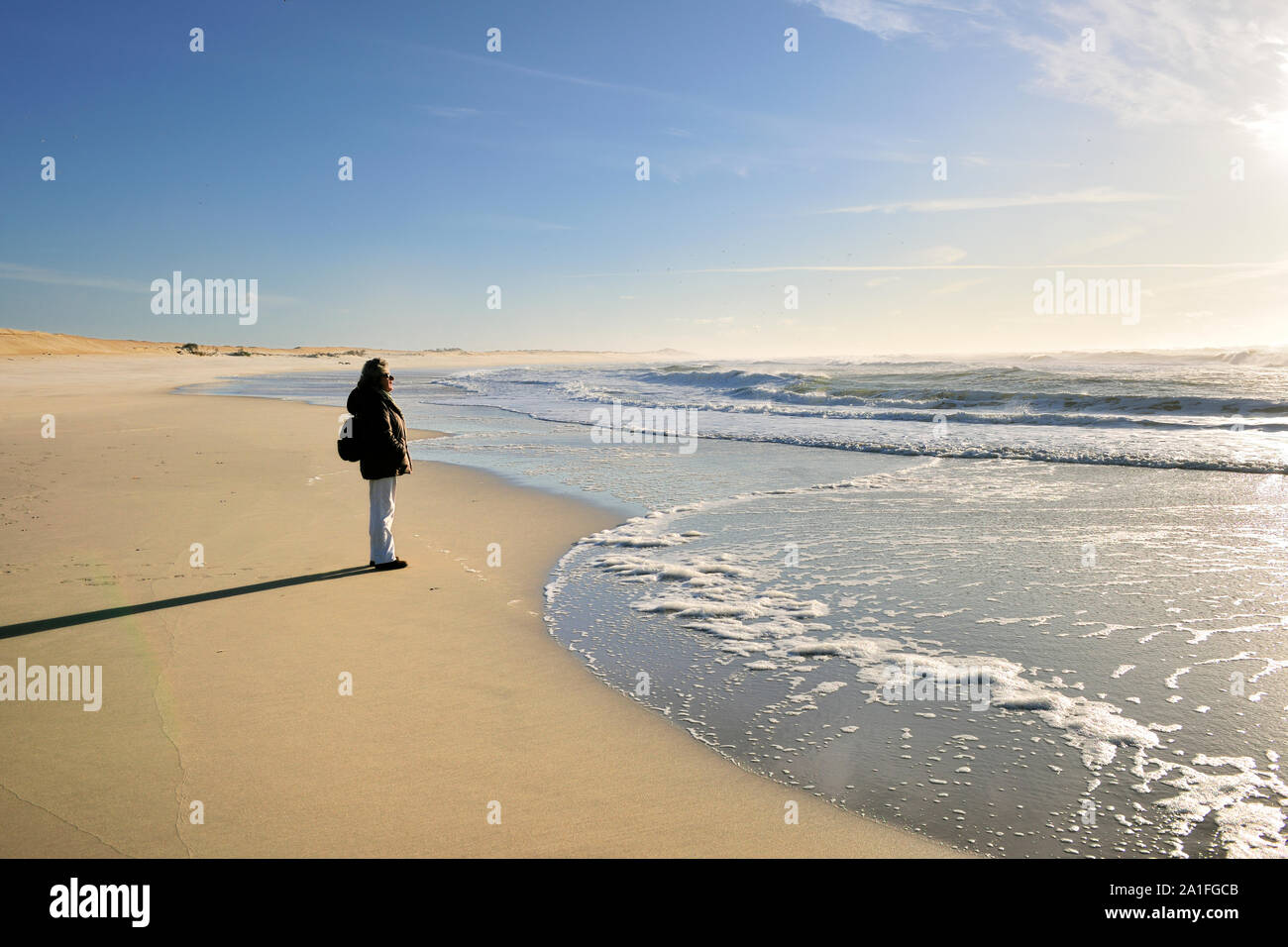 Areão beach, Vagos. Portugal Stock Photo - Alamy