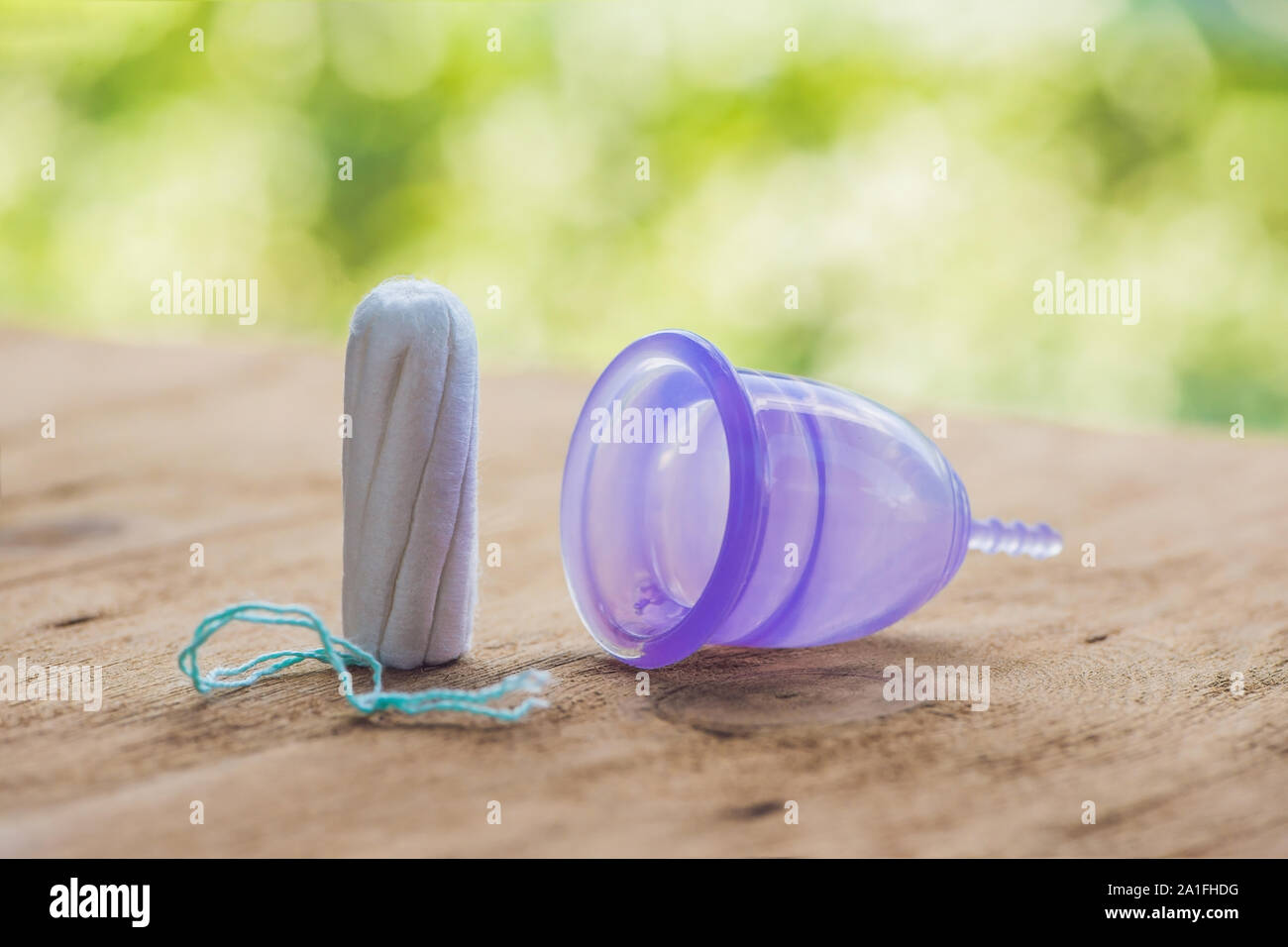 Different types of feminine hygiene products - menstrual cup and ...