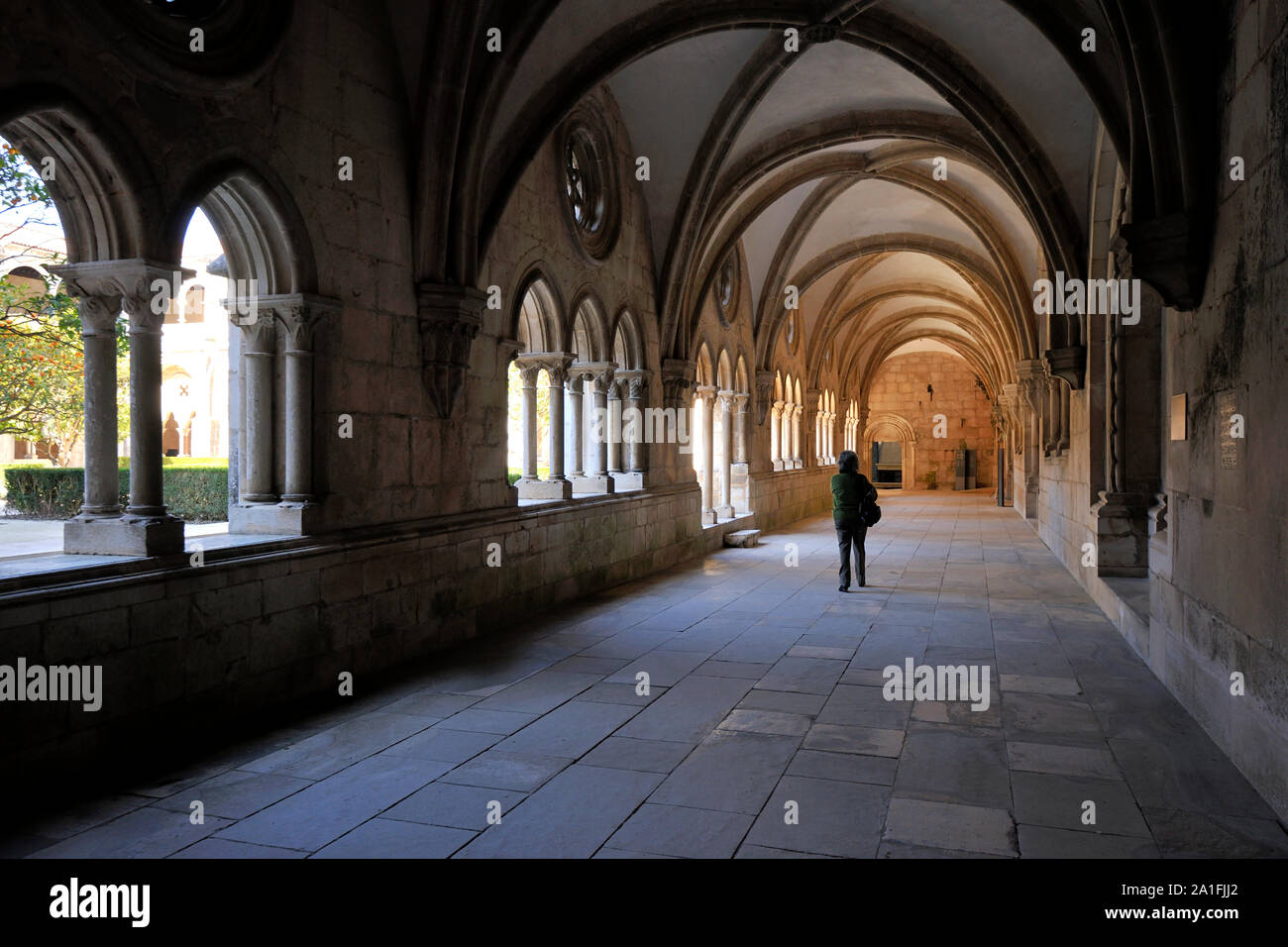 Alcobaça monastery, a UNESCO World Heritage Site. Portugal Stock Photo ...