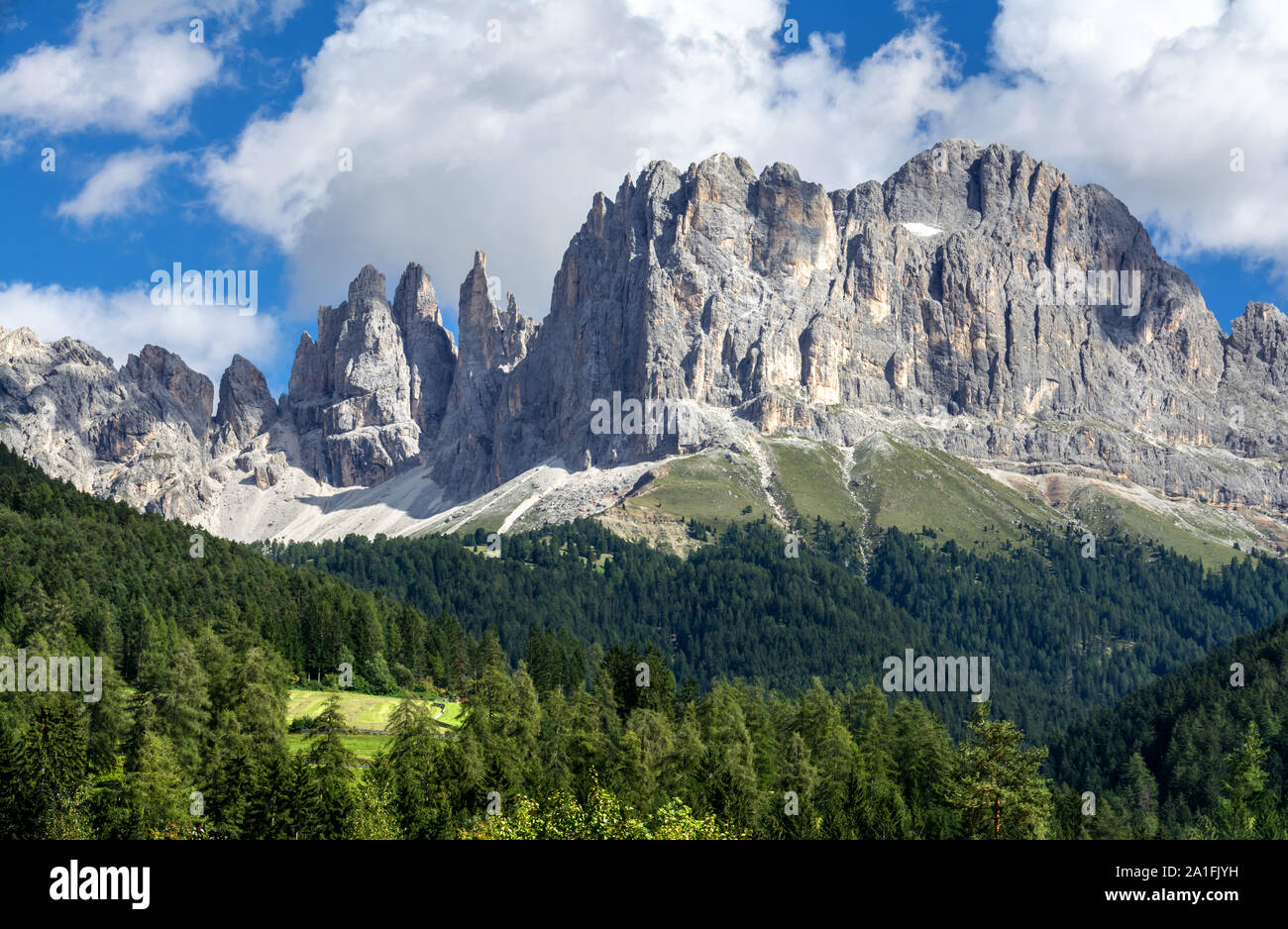 drive through dolomite mountain range Stock Photo - Alamy