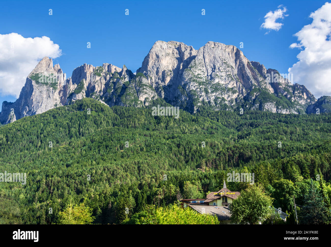 drive through dolomite mountain range Stock Photo - Alamy