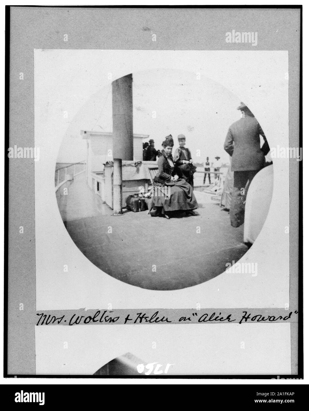Mrs. Wolters & Helen on Alice Howard Stock Photo - Alamy