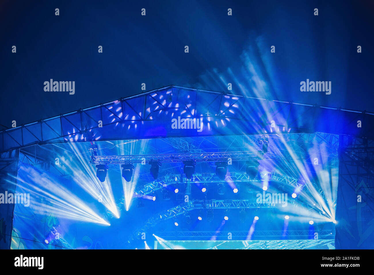 concert lighting background. Illumination at a rock concert Stock Photo ...