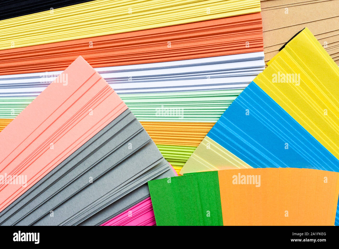 Bright abstract art background from close up shot of multi coloured ...