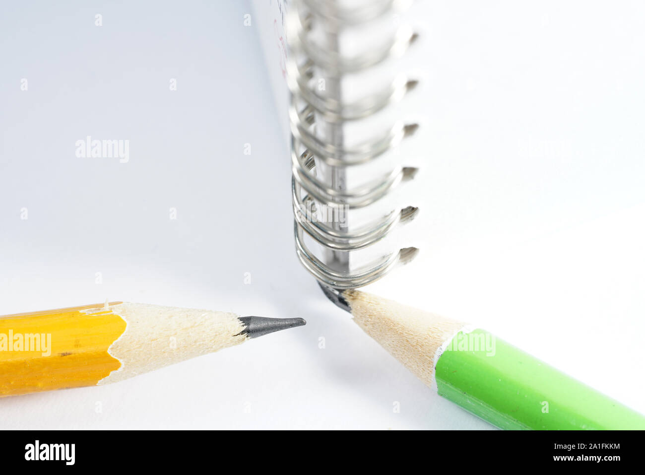 Paper made from wood into writing utensils, bound, checkered and ...