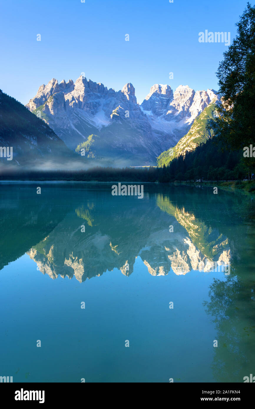 drive through dolomite mountain range Stock Photo - Alamy