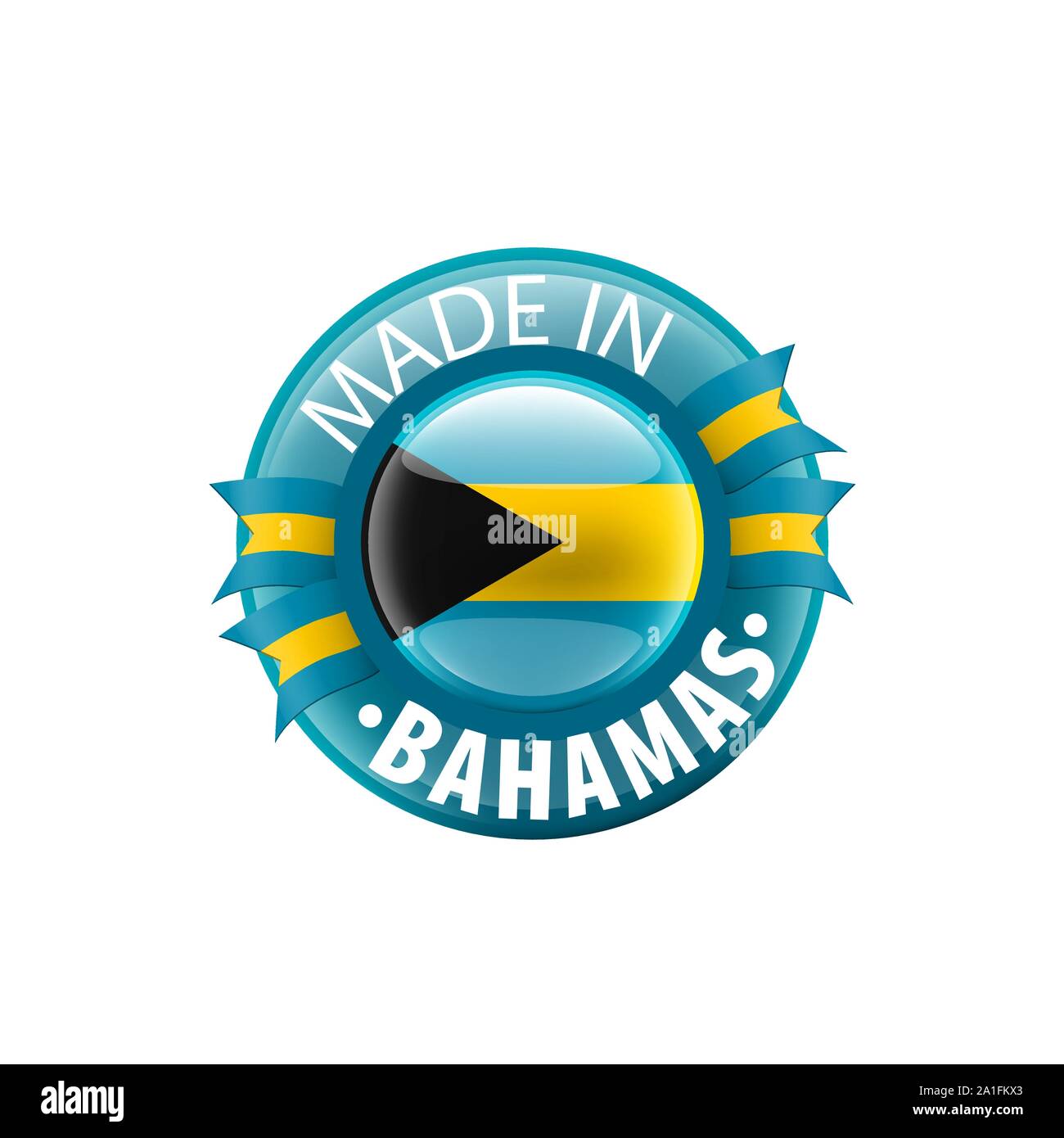 Bahamas national flag made hi-res stock photography and images - Alamy