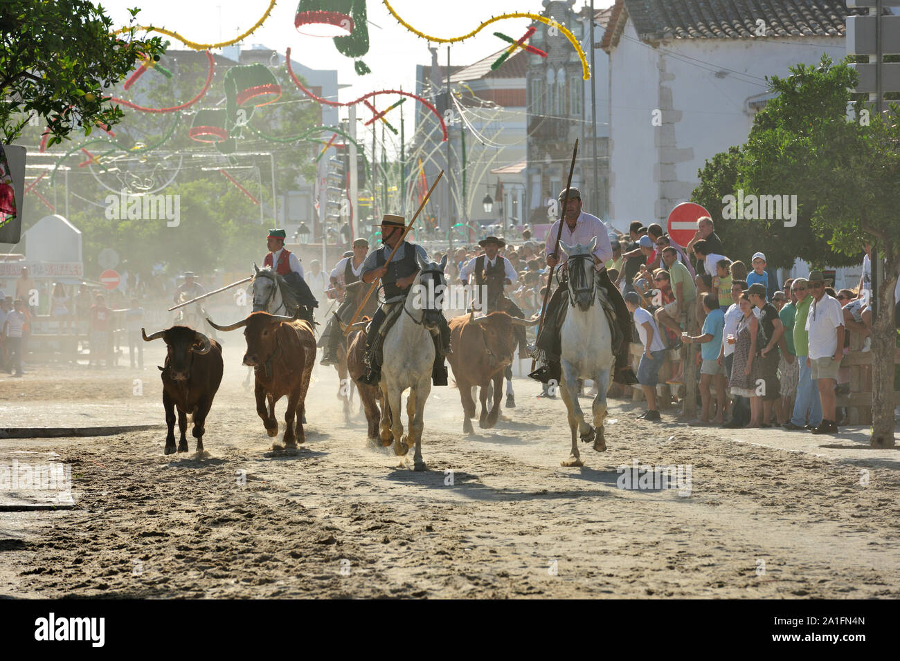 Traditional running of the bulls outfit hi-res stock photography and ...