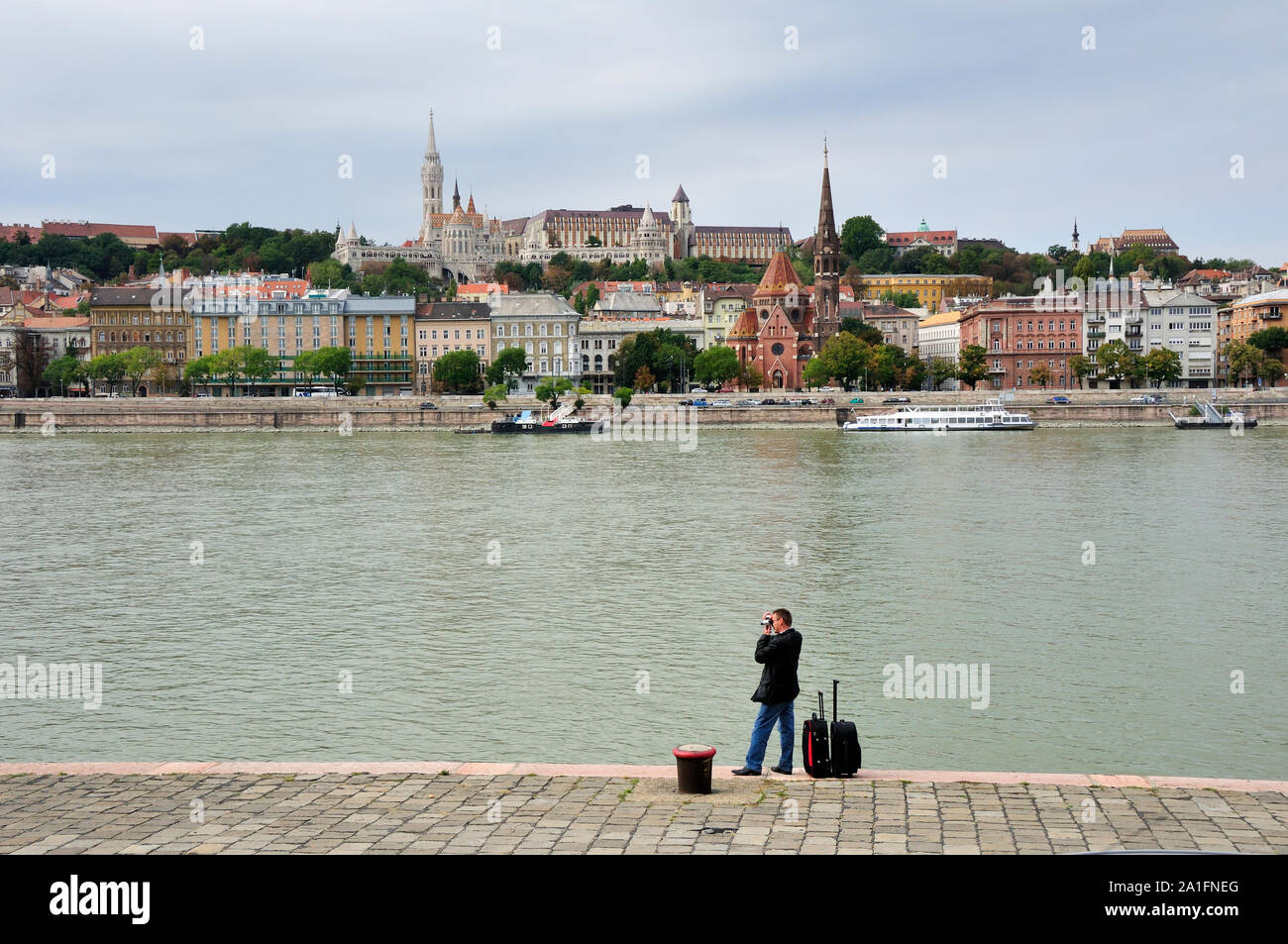 Buda viewed from Pest. Budapest, Hungary Stock Photo - Alamy