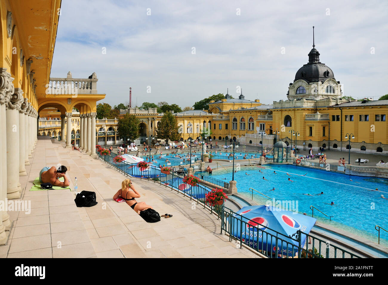 Szechenyi Thermal Baths, Budapest. Hungary Stock Photo - Alamy