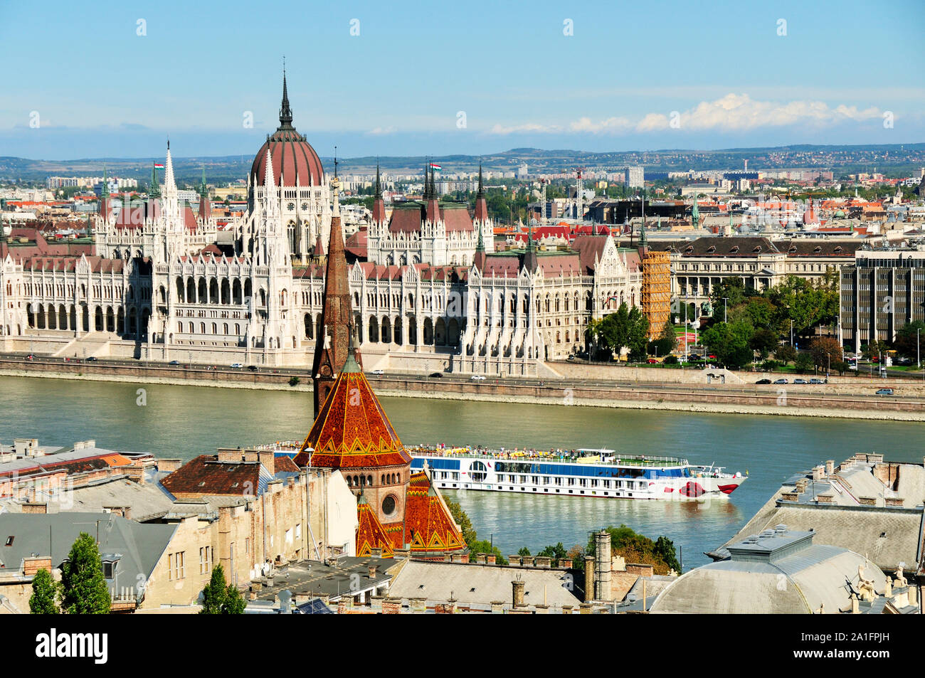 Pest viewed from Buda. Budapest, Hungary Stock Photo - Alamy
