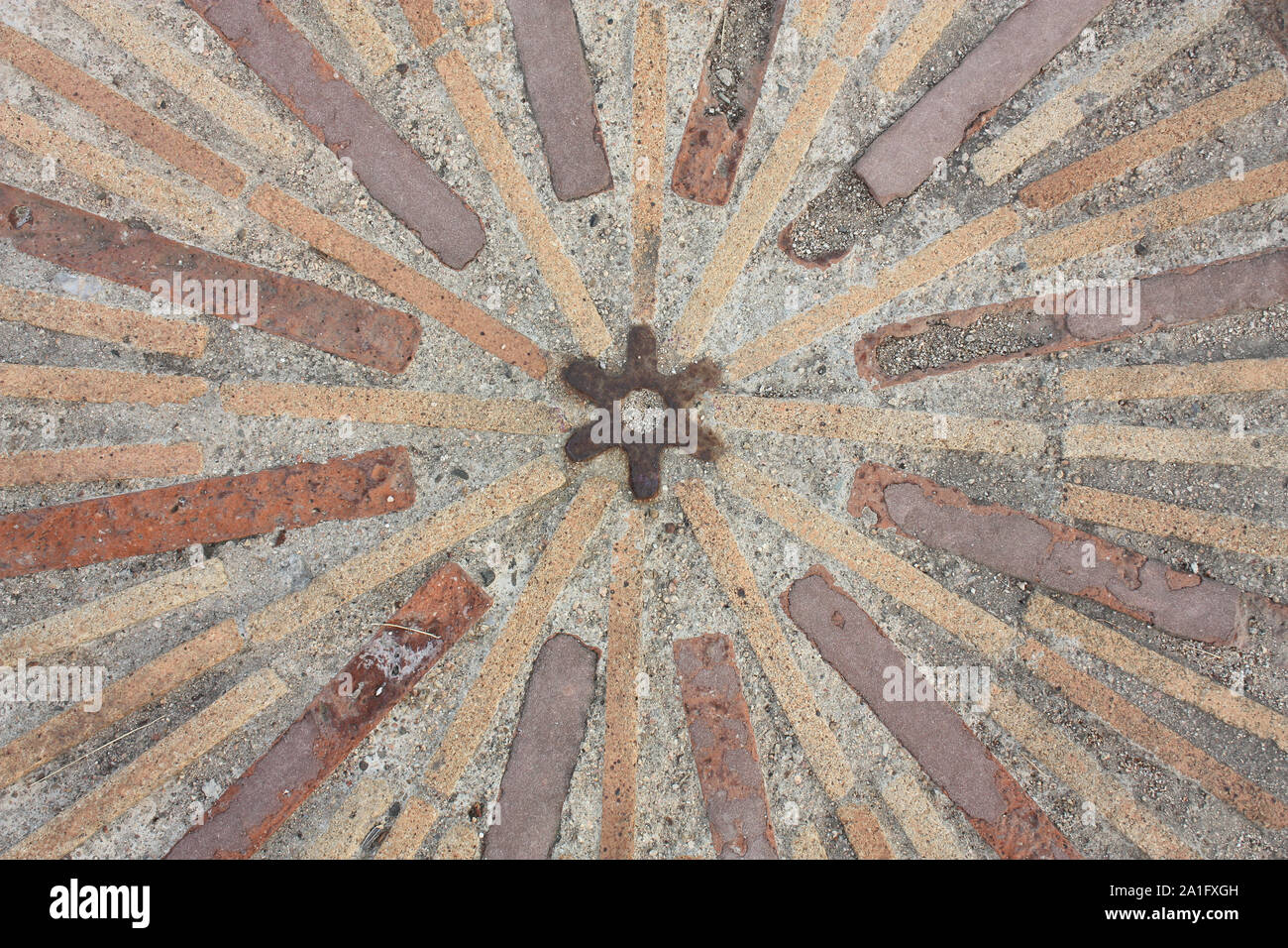 Circle Pattern Stone Block Paving High Resolution Stock Photography and ...