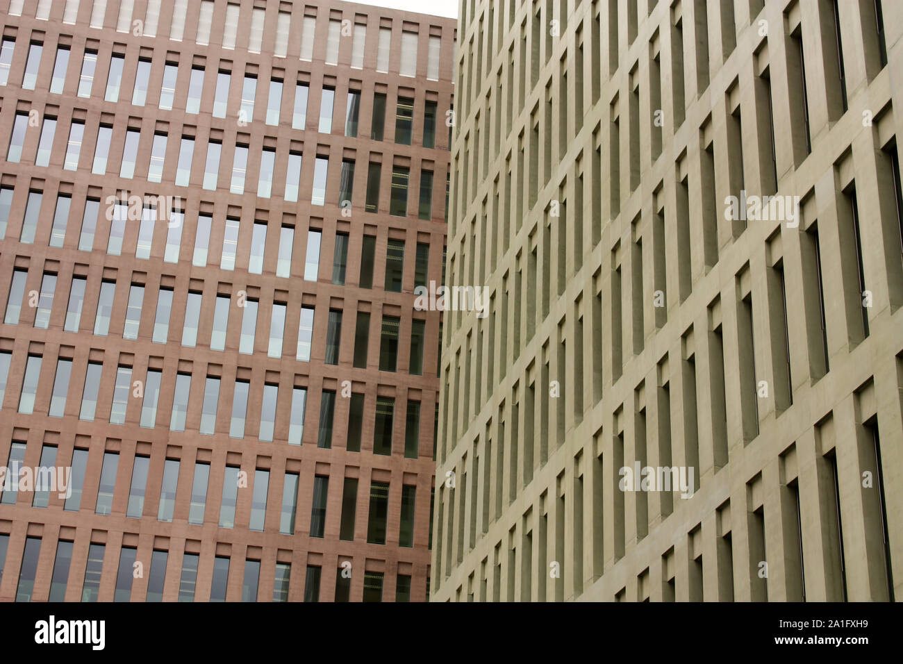 Perspectives on facade of building. Photo background Stock Photo - Alamy