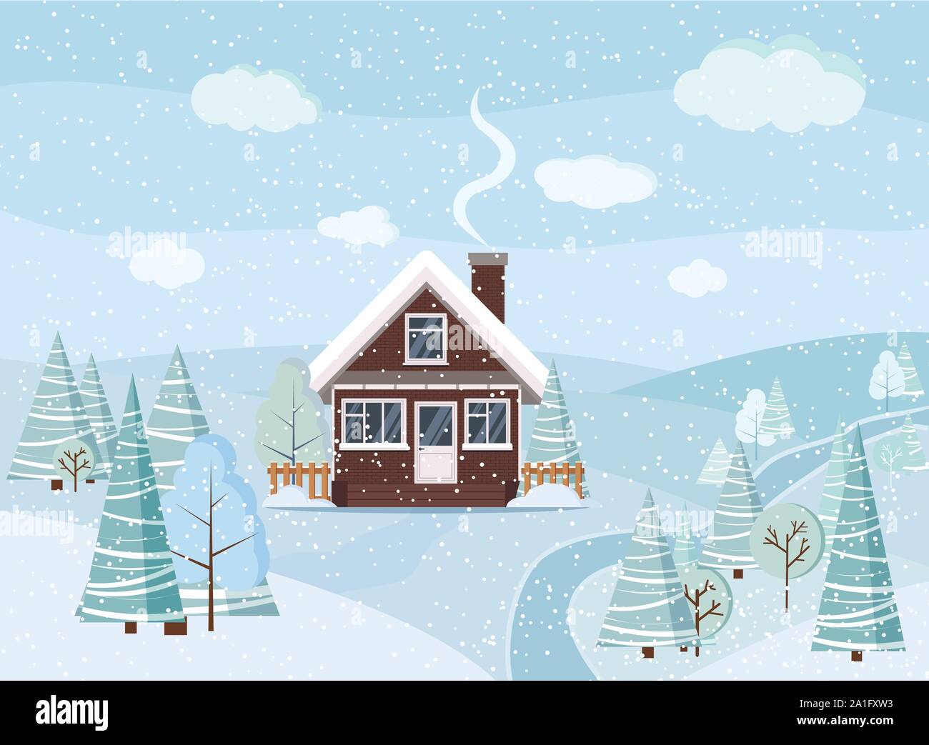 Brick hill Stock Vector Images - Alamy