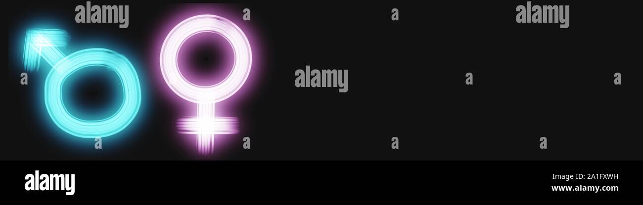 Gender background neon Stock Photo - Alamy