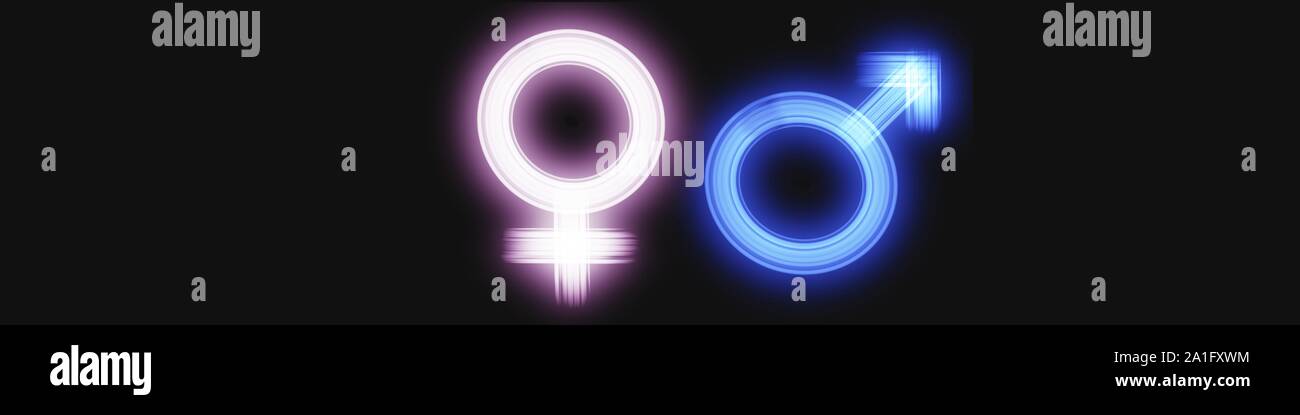 Gender background neon Stock Photo - Alamy