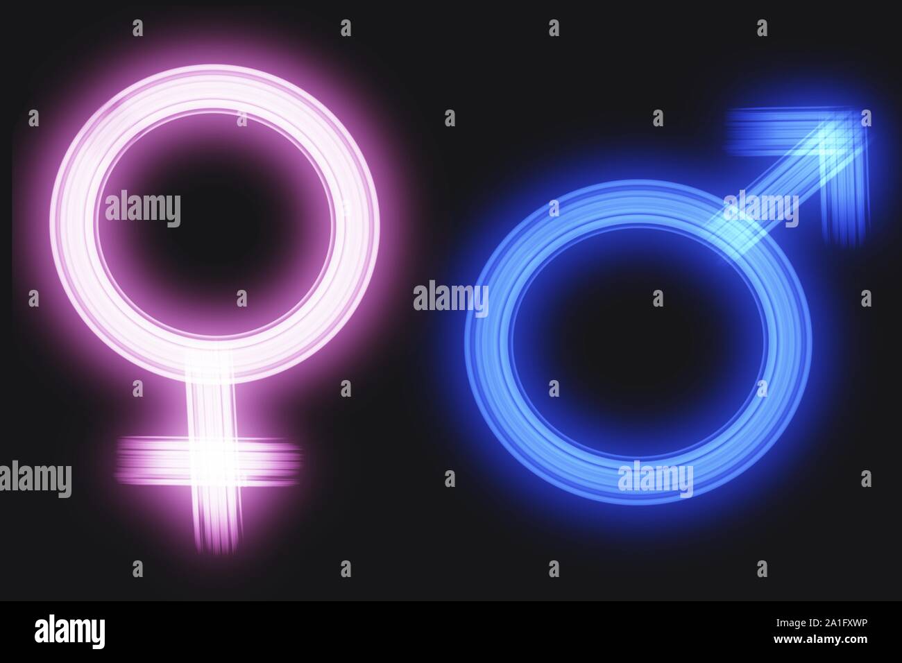 Gender background neon Stock Photo - Alamy