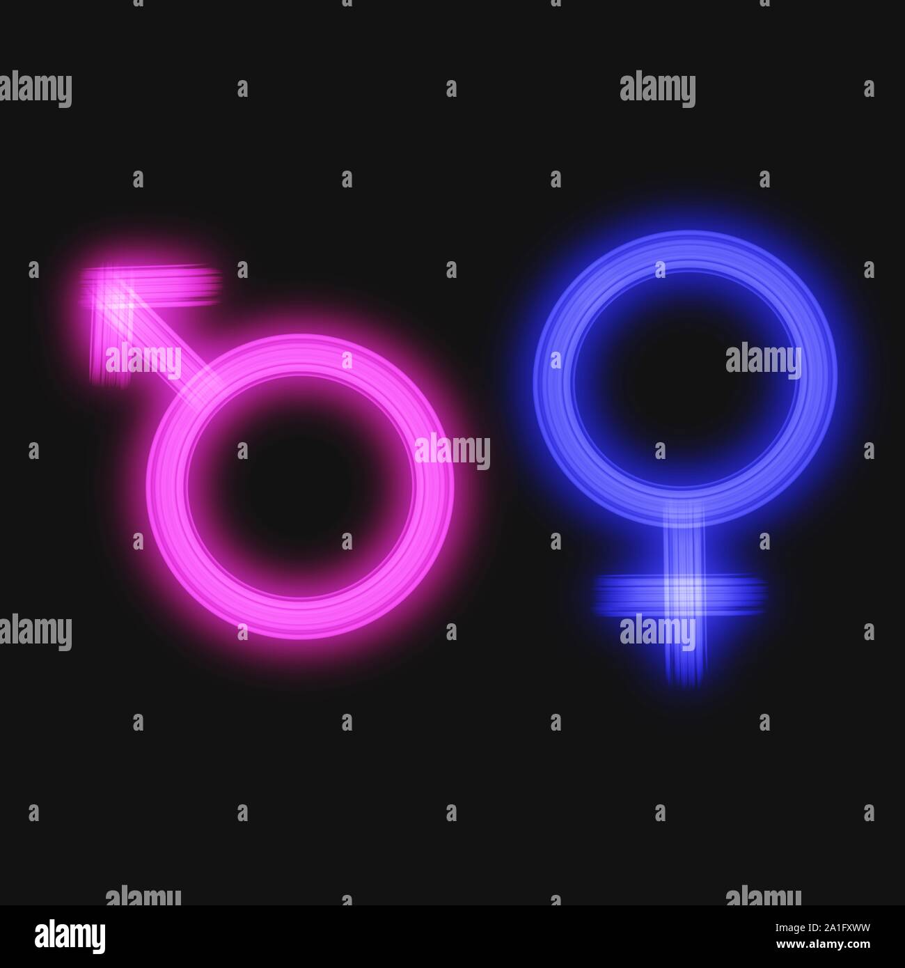 Gender background neon Stock Photo - Alamy