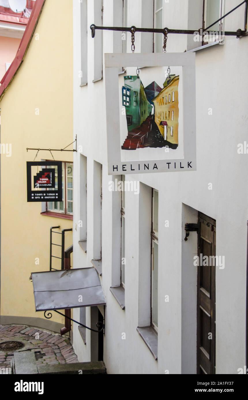 Signs in tallinn hi-res stock photography and images - Alamy