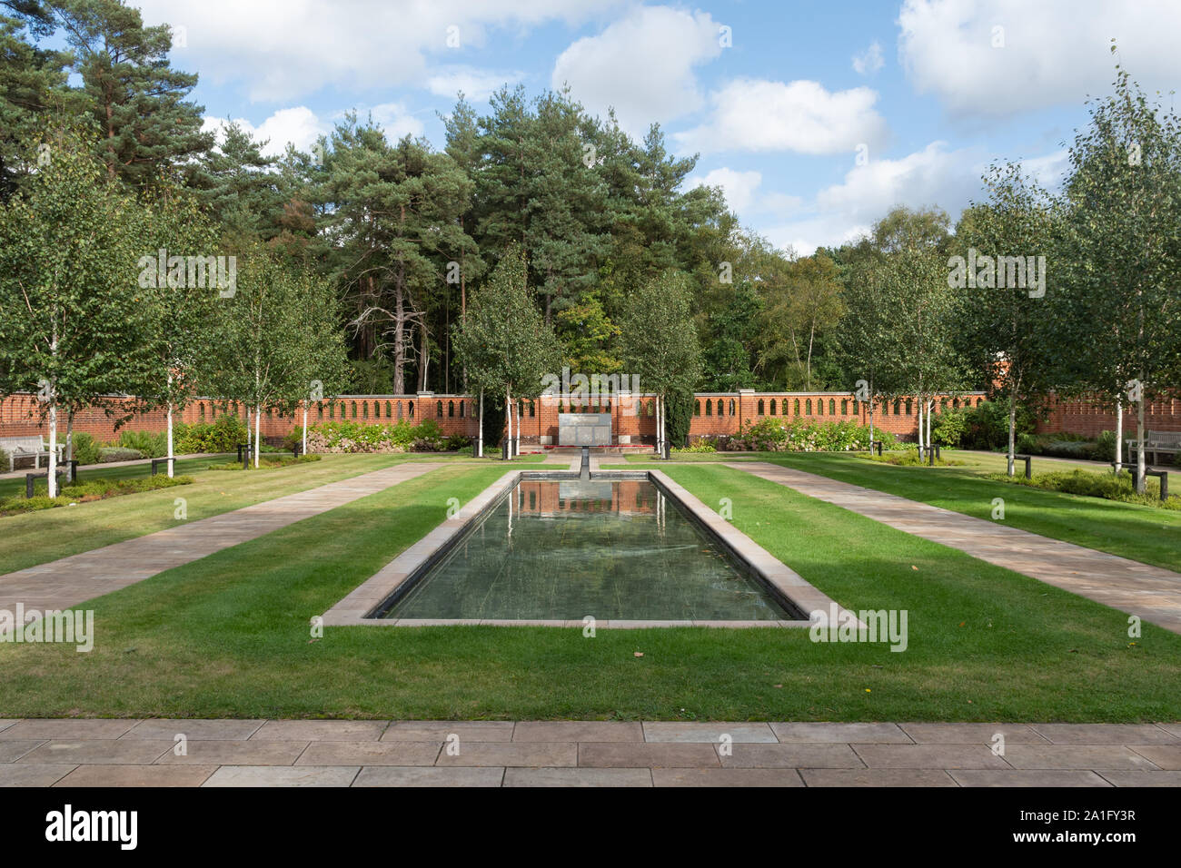 Woking Muslim Burial Ground and Peace Garden, historic war cemetery in ...