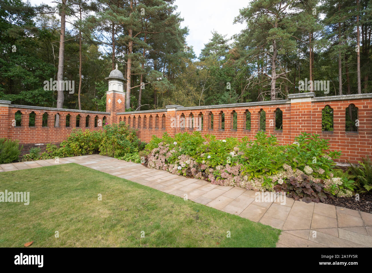 Woking Muslim Burial Ground and Peace Garden, historic war cemetery in ...