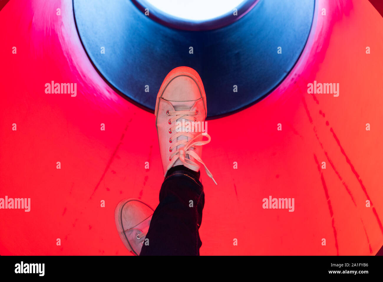 Converse sneakers girl hi-res stock photography and images - Alamy