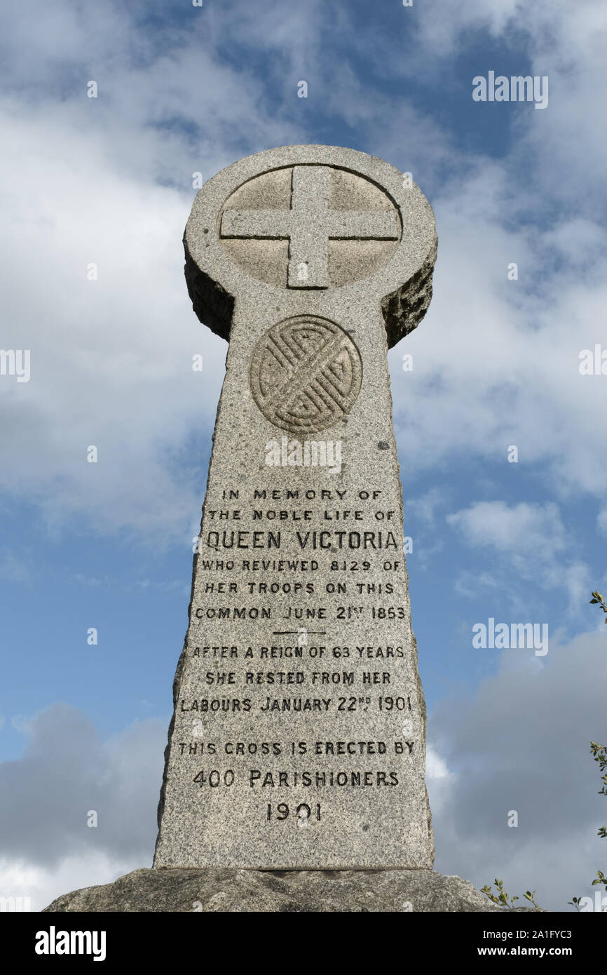 Victoria monument on chobham common hi-res stock photography and images ...