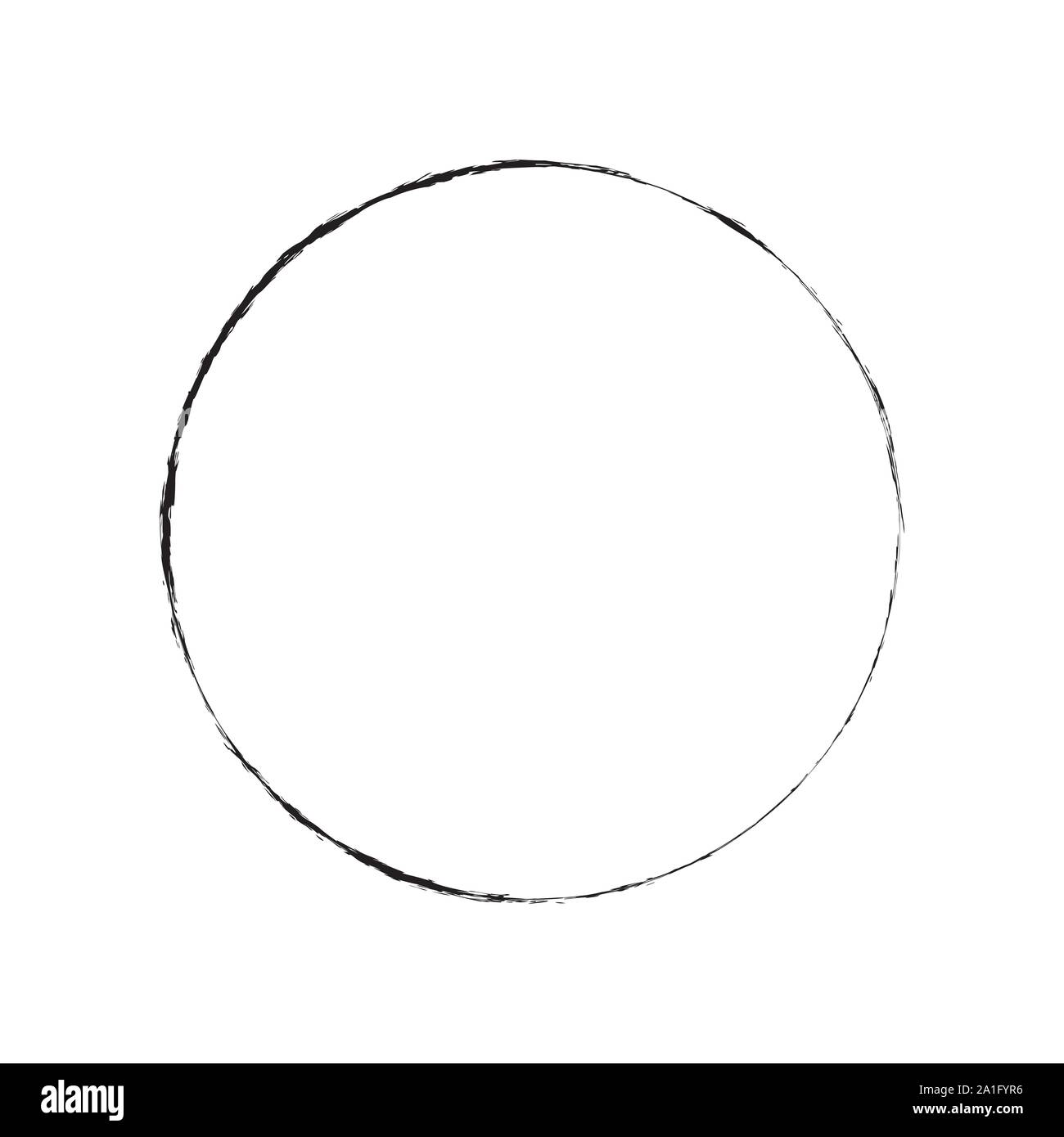 Thin Circle Frame Stock Vector Image & Art - Alamy