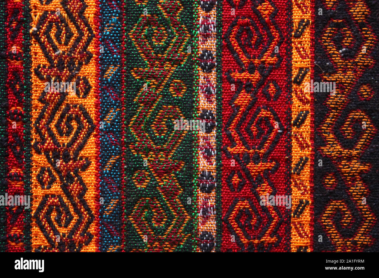 Rug. Colorful Indian textile Stock Photo - Alamy