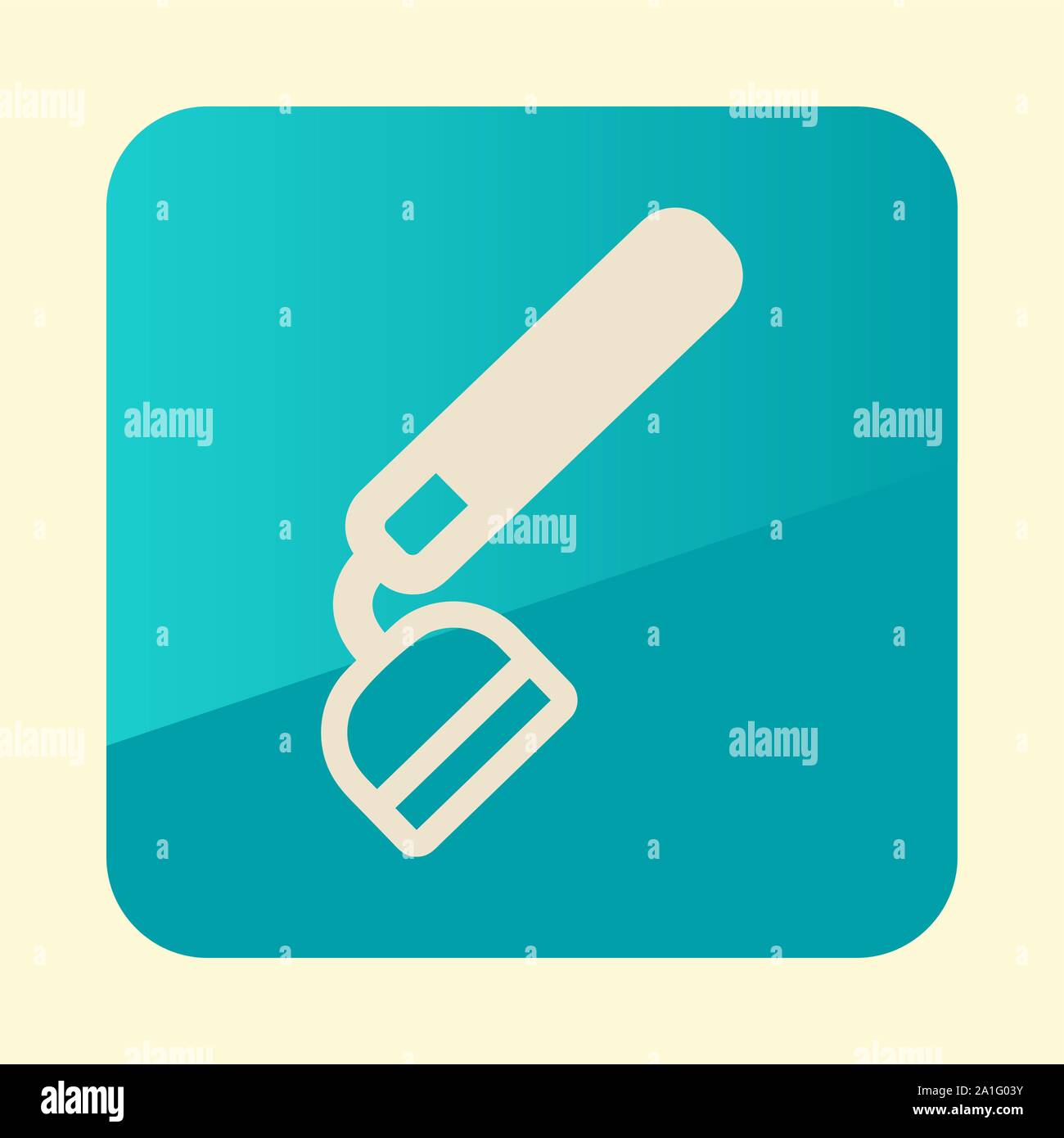 Hoe flat icon. Garden sign. Graph symbol for your web site design, logo ...