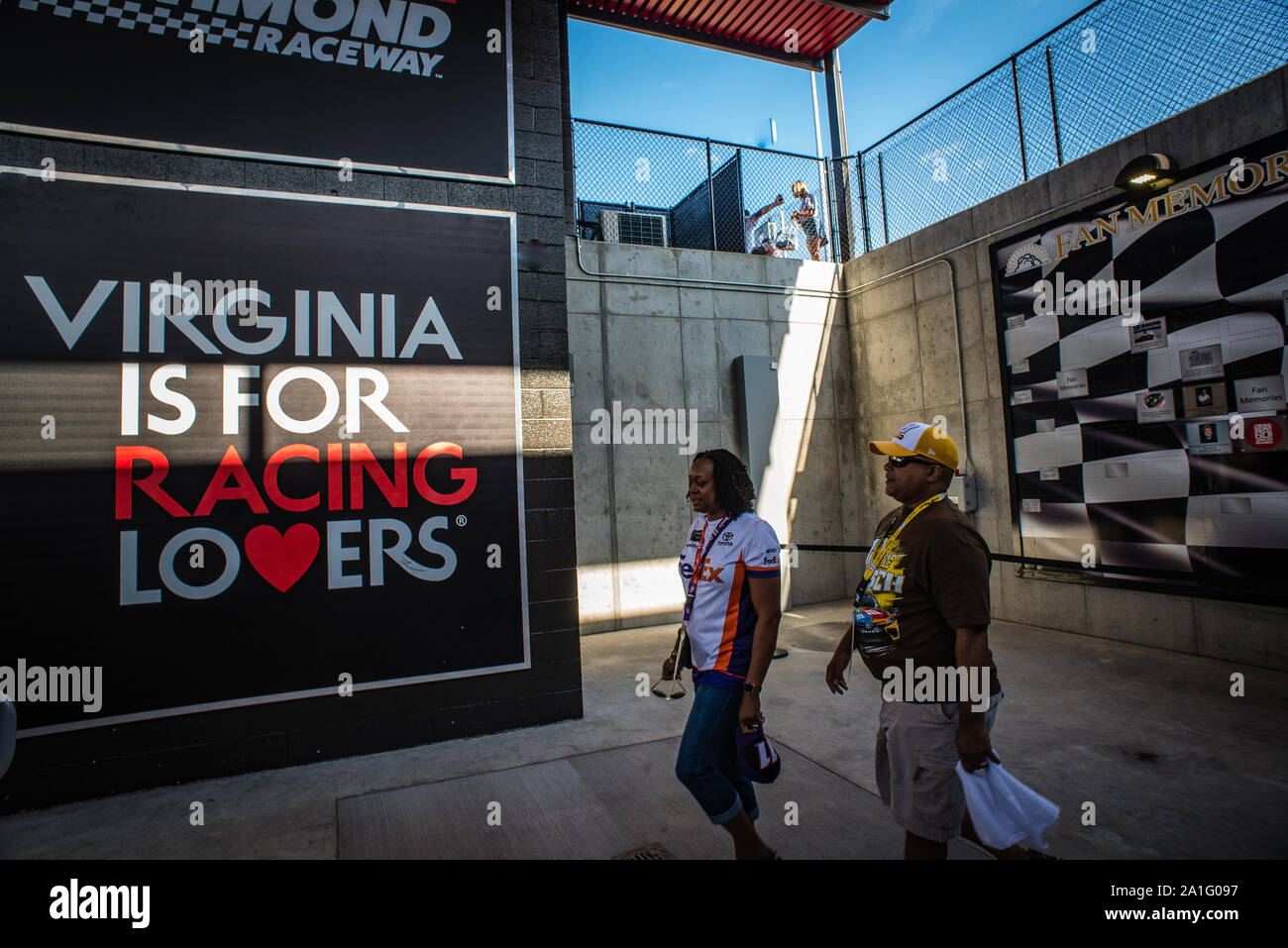 NASCAR Championship 400 at Richmond, VA. race track Stock Photo - Alamy