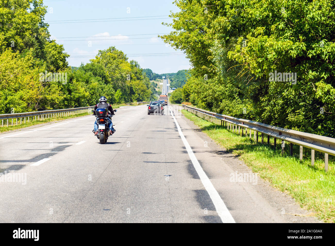 Traffic highway drive motorcycle auto hi-res stock photography and ...